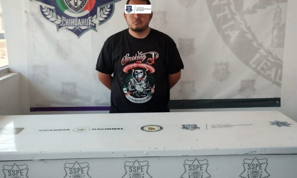 Detiene Policía Del Estado A Un Hombre Por Delitos Contra La Salud En